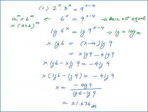 4.3.5 Example 5 (Unequal Base - put log both side) - SPM Additional ...
