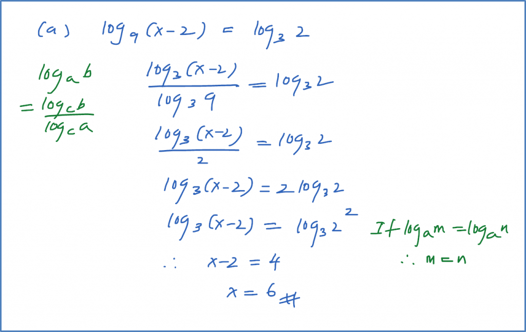 4.4.4 Logarithms Equation - Example 4 & 5 - SPM Additional Mathematics