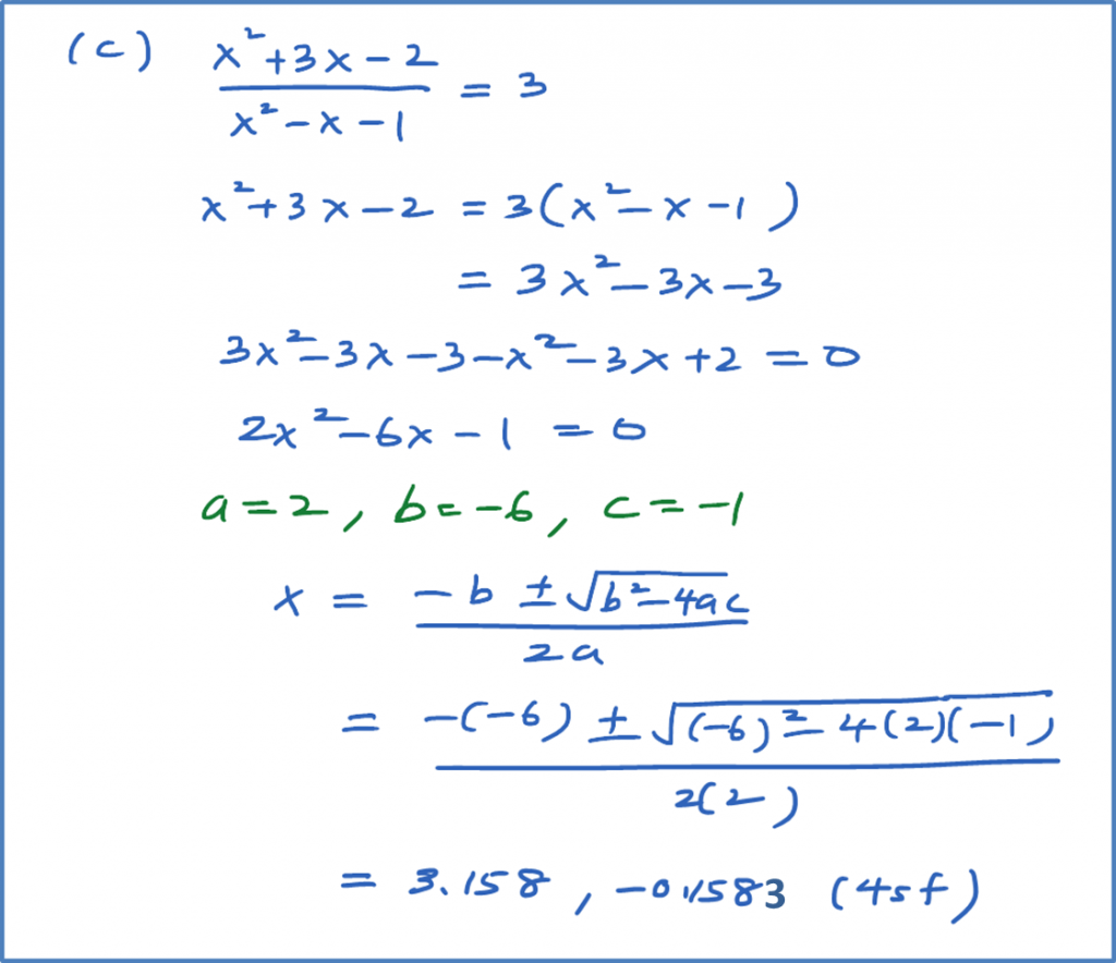 2.12.1 Quadratic Functions, SPM Practice (Paper 1) - SPM Additional ...