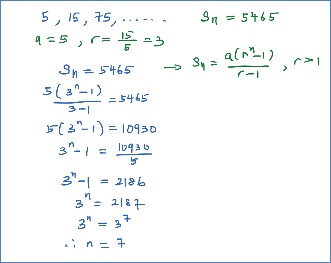 5.5.1 Geometric Progressions, SPM Practice (Paper 1) - SPM Additional Mathematics