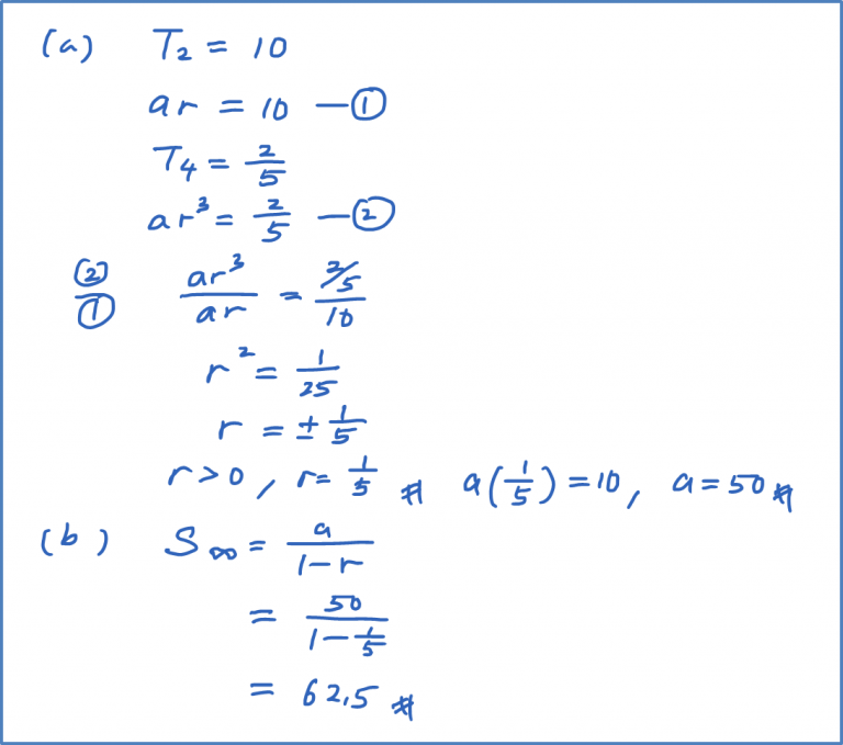 5.5.2 Geometric Progressions, SPM Practice (Paper 1) - SPM Additional ...