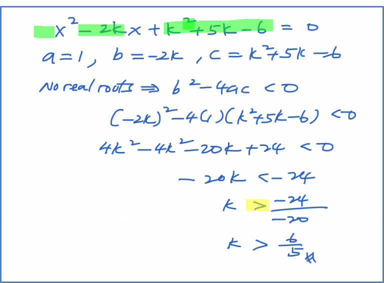 2.12.4 Quadratic Functions, SPM Practice (Paper 1) - SPM Additional ...