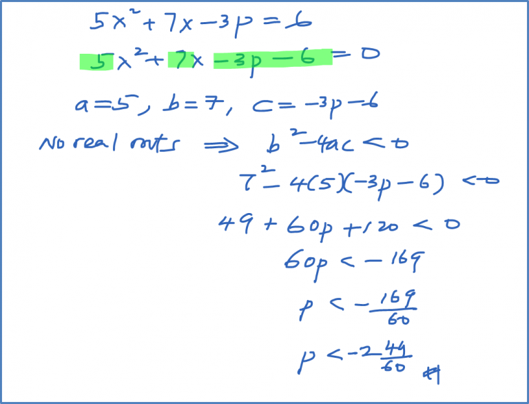 2.12.4 Quadratic Functions, SPM Practice (Paper 1) - SPM Additional ...
