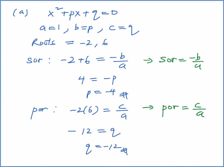 2.12.5 Quadratic Functions, SPM Practice (Paper 1) - SPM Additional ...