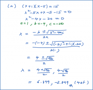 2.12.1 Quadratic Functions, SPM Practice (Paper 1) - SPM Additional Mathematics