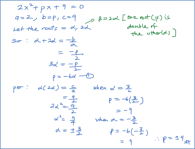 2.12.3 Quadratic Functions, SPM Practice (Paper 1) - SPM Additional ...